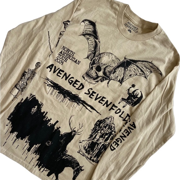 Avenged Sevenfold x Wes Lang | Shirts | Avenged Sevenfold Wes Lang 224 ...